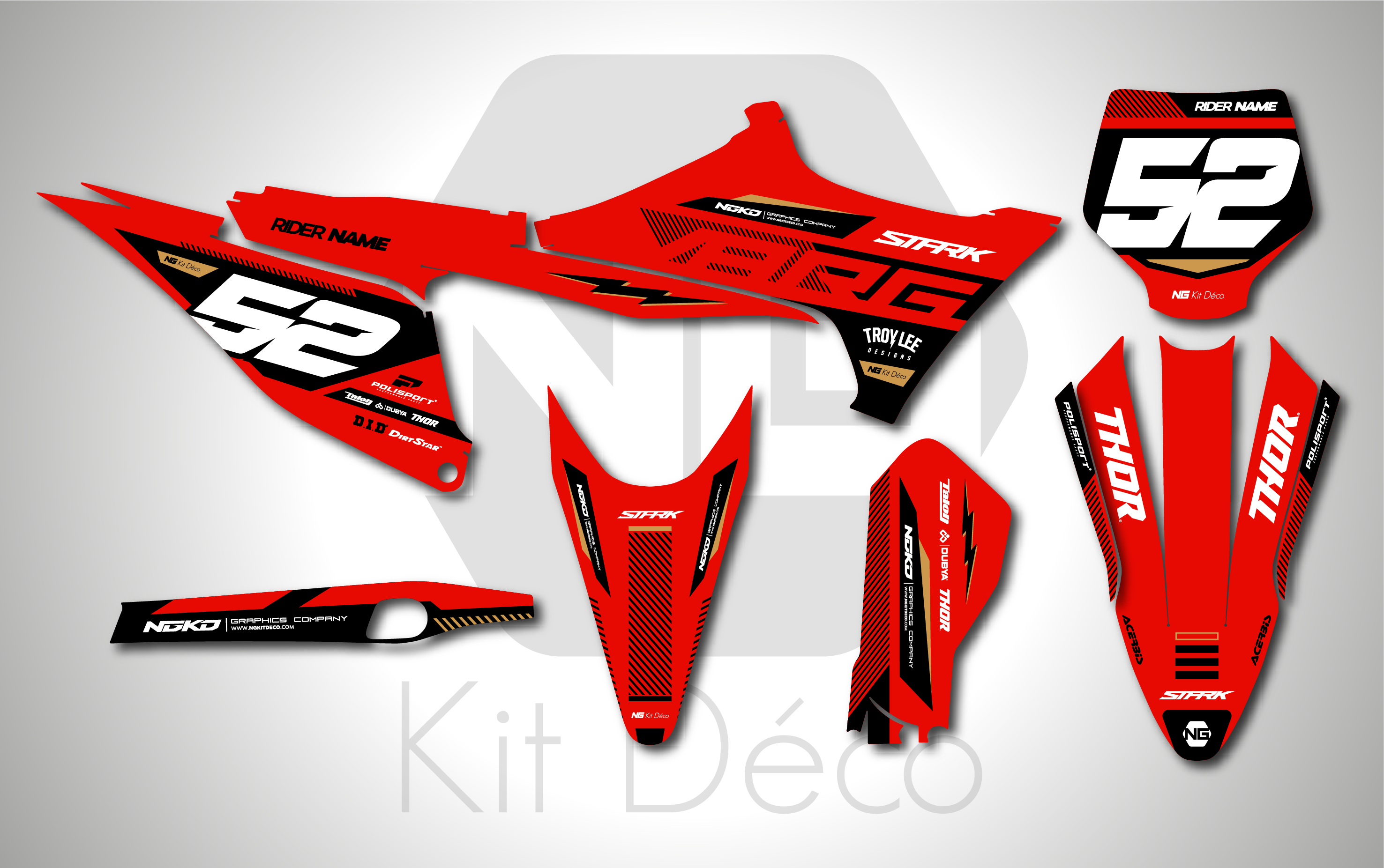 Kit déco Stark Future VARG SCRATCH Séries