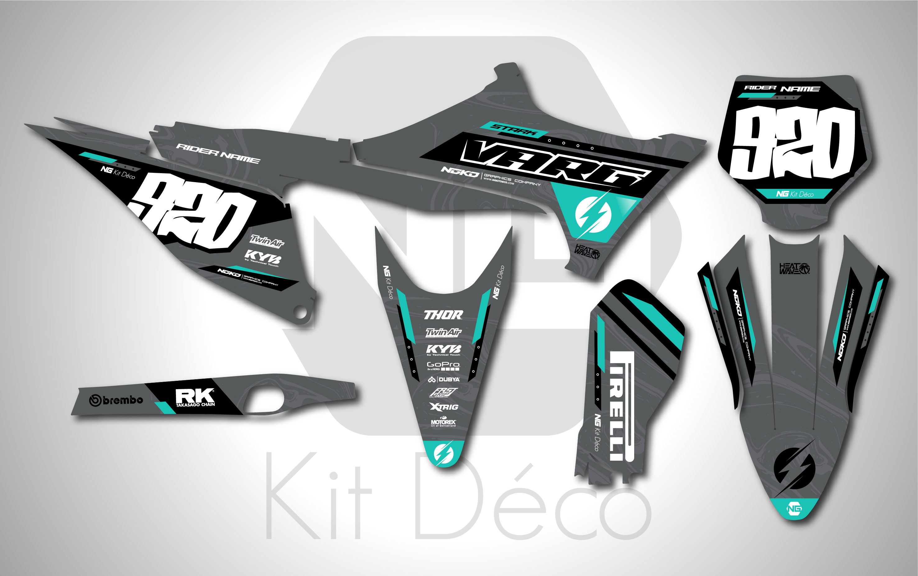 Kit déco Stark Future VARG WAVE Séries