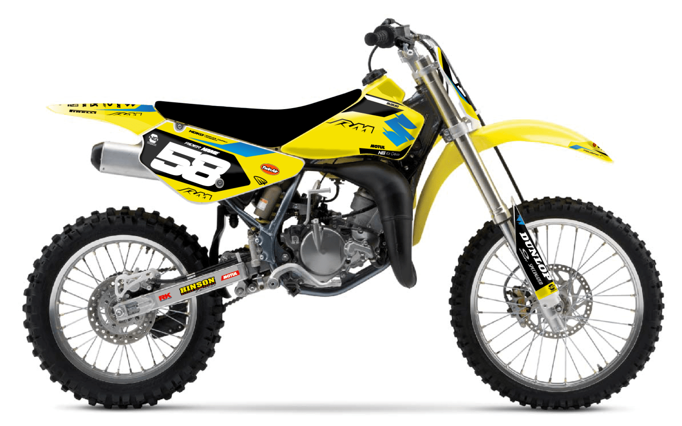 Kit déco Suzuki RM / RMZ FINE Séries 65 70 85 110 125 250 450