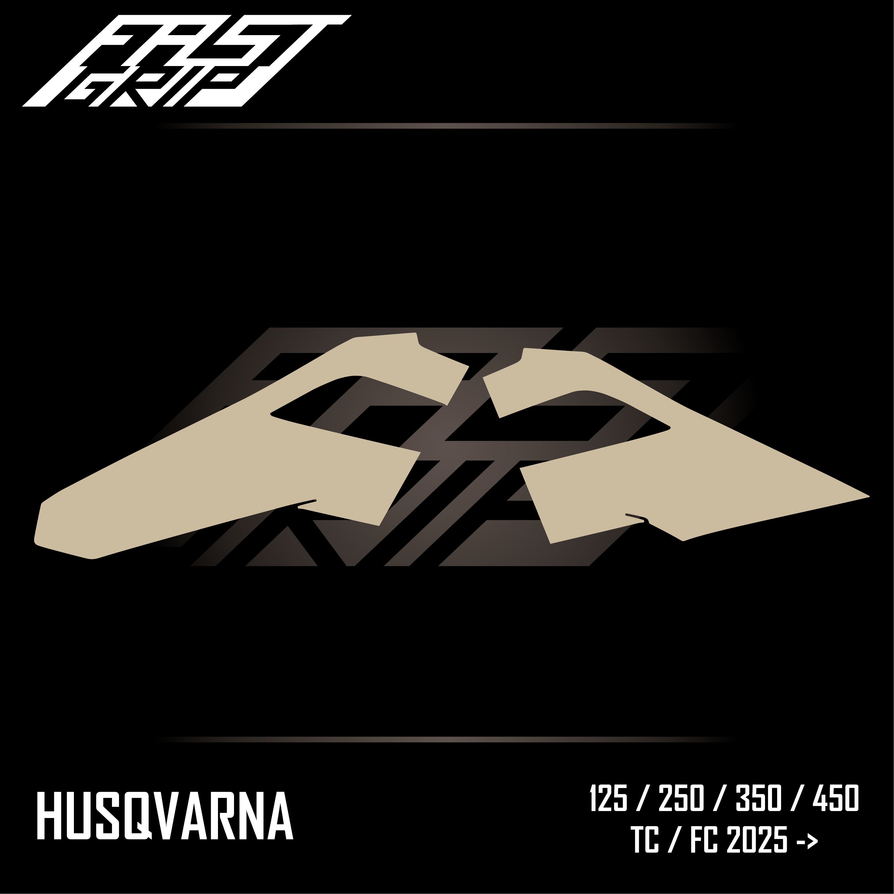 FAST GRIP Protection ouïes de radiateur Husqvarna 125 / 250 / 350 / 450 TC & FC 2025 -> 2026 ...