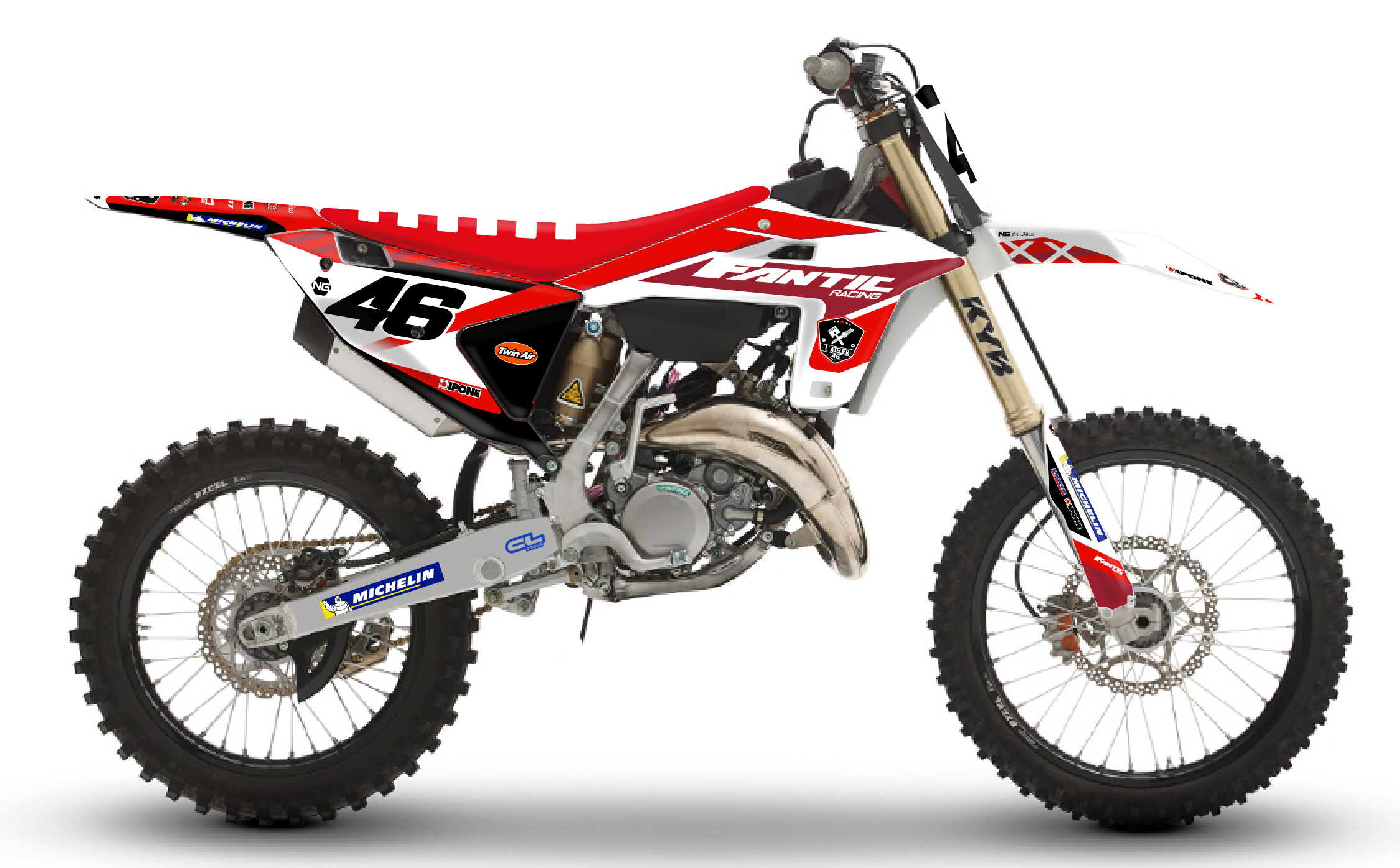 Kit déco FANTIC XX / XXF L'atelier 46 2025 125 250 450