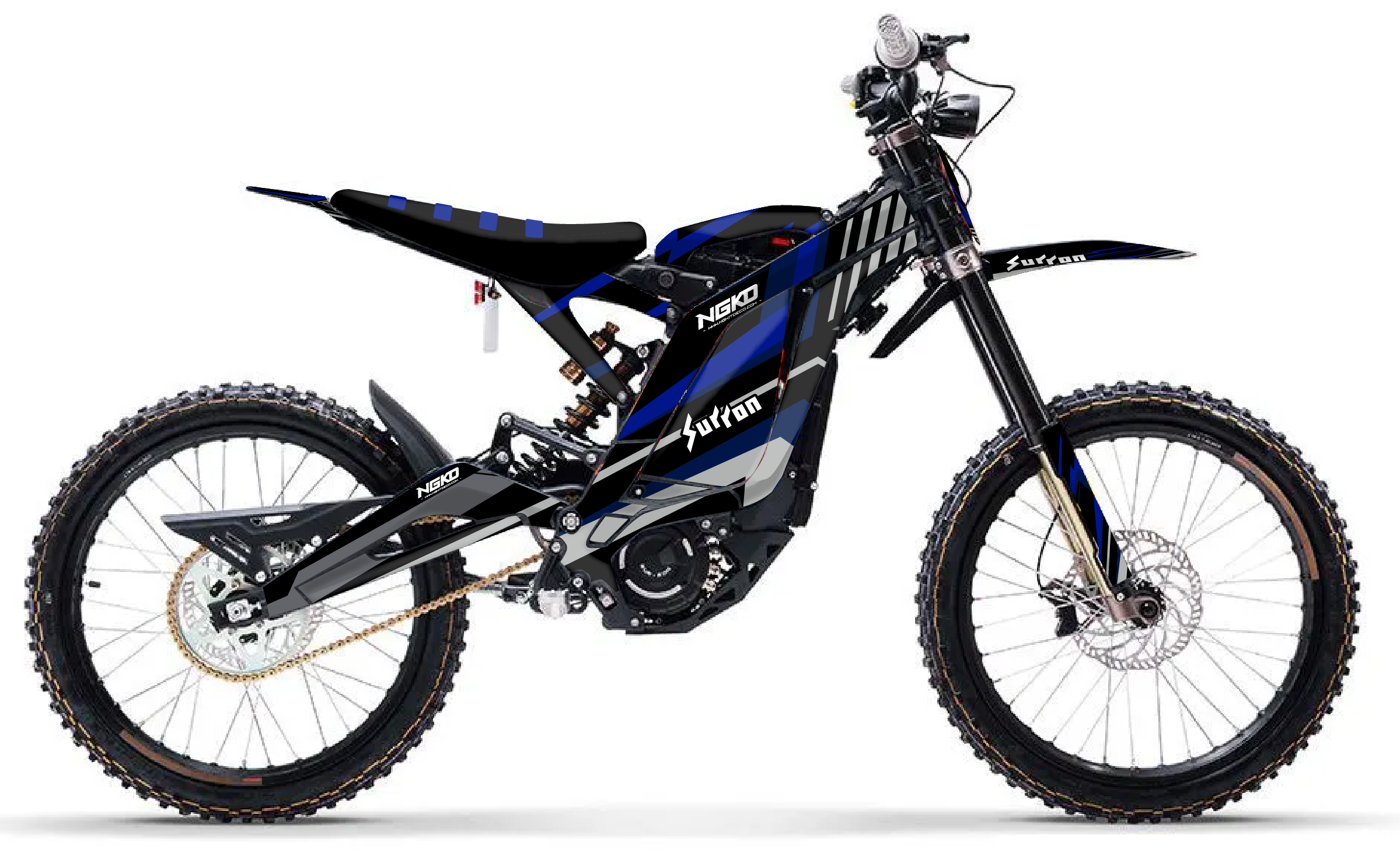 Kit déco SUR-RON Light Bee THUNDER Séries Bleu